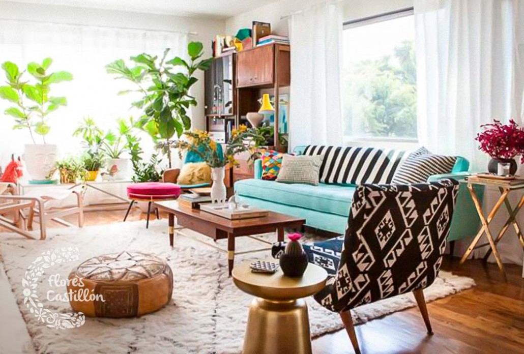 ¿Qué es el estilo boho-chic en decoración? | Flores Castillon